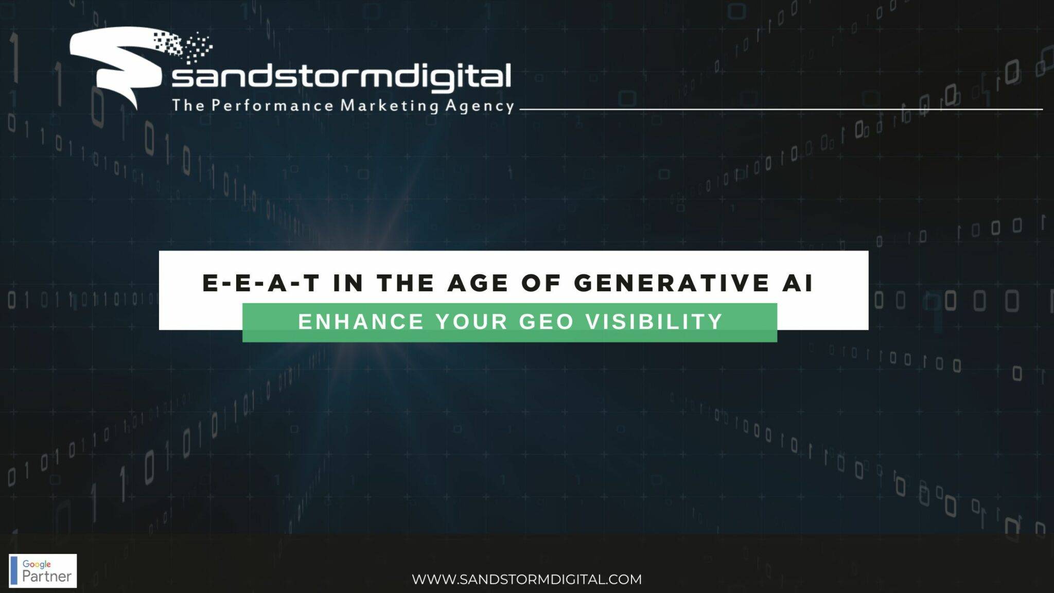 E-E-A-T in the Age of Generative AI | Sandstorm Digital