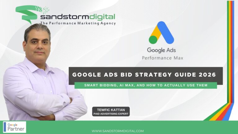 Google Ads Bid Strategy in 2026 | Sandstorm Digital